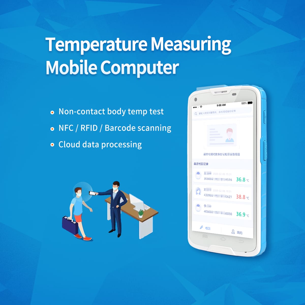 Smart Handheld Temperature Reader - Healthcare Solution | Cilico